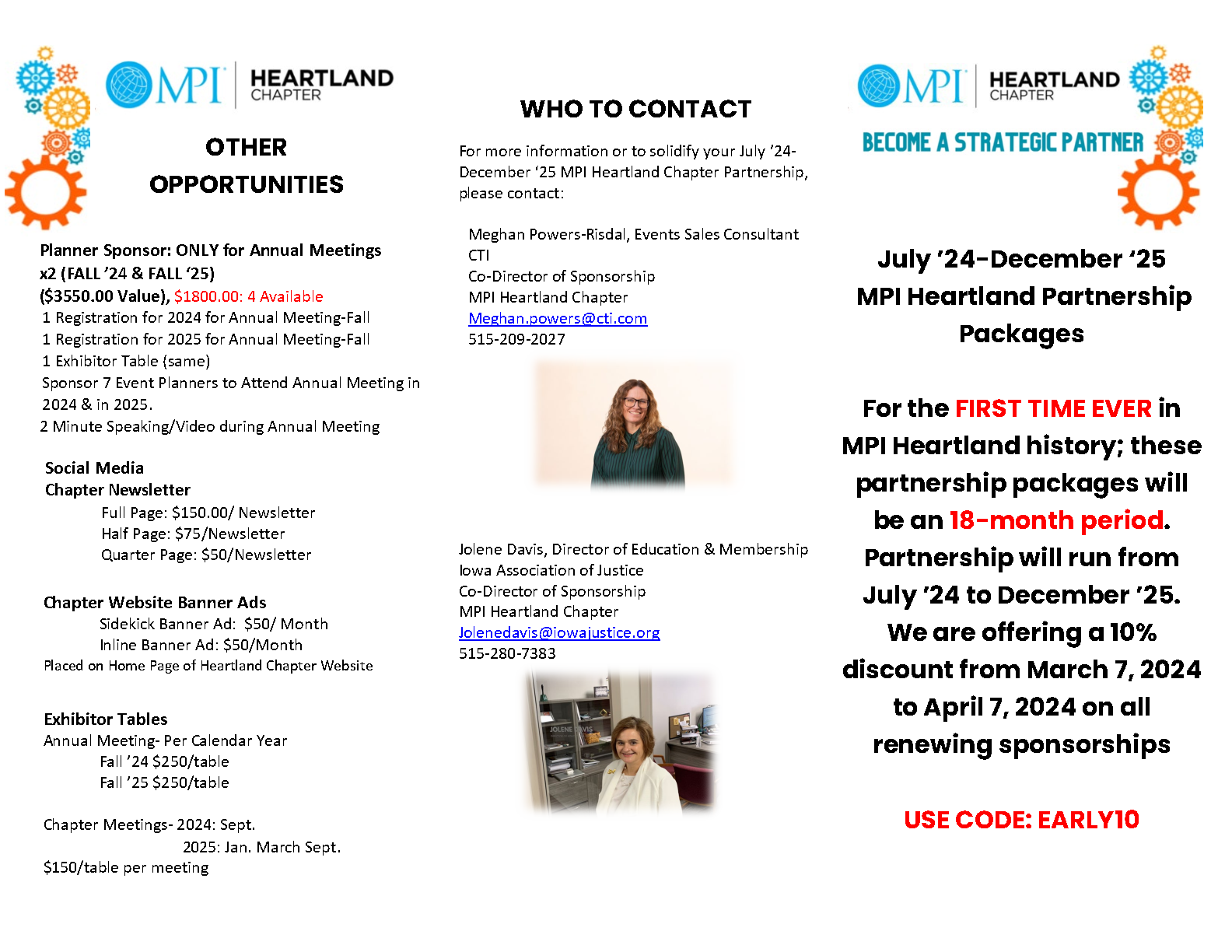 MPI Heartland Chapter - Sponsorship