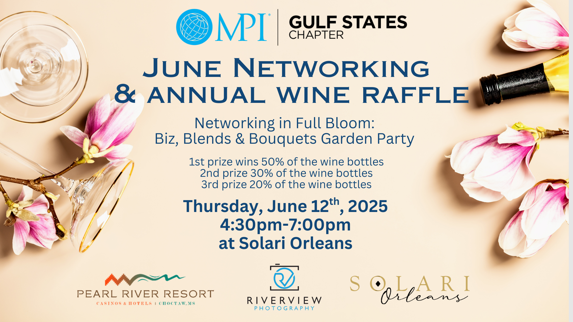 June Networking Event & Annual Wine Raffle